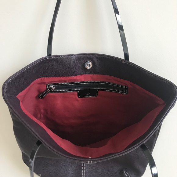 LOFT | Bags | Loft Leather Tote | Poshmark